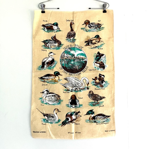 Vintage | Kitchen | Vintage 7s Wild Fowl Of The British Isles Souvenir ...